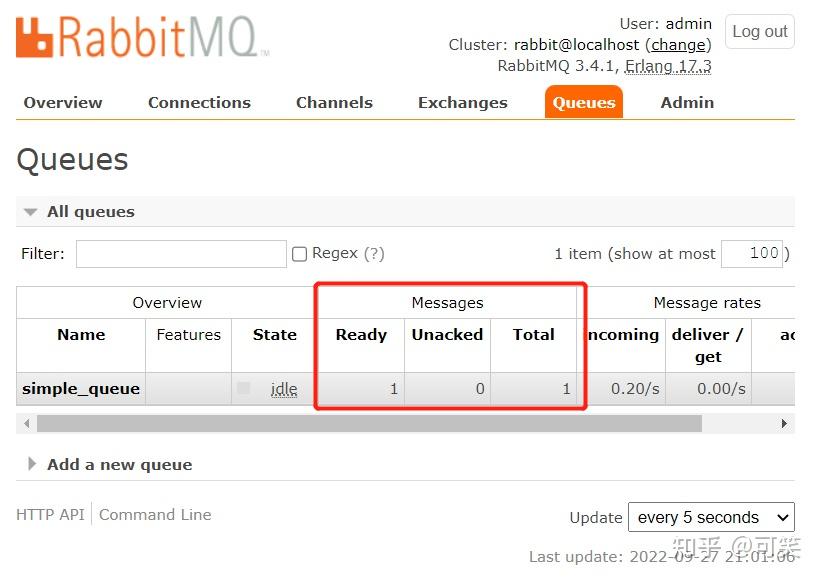 RabbitMQ的五种消息模型 - 知乎