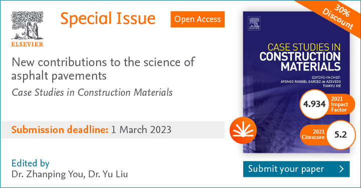 专题征稿｜Case Studies in Construction Materials：沥青路面的科学研究新进展 - 知乎