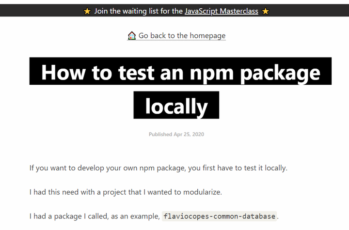 npm 如何测试自己本地的包(npm link, npm install ./package) - 知乎