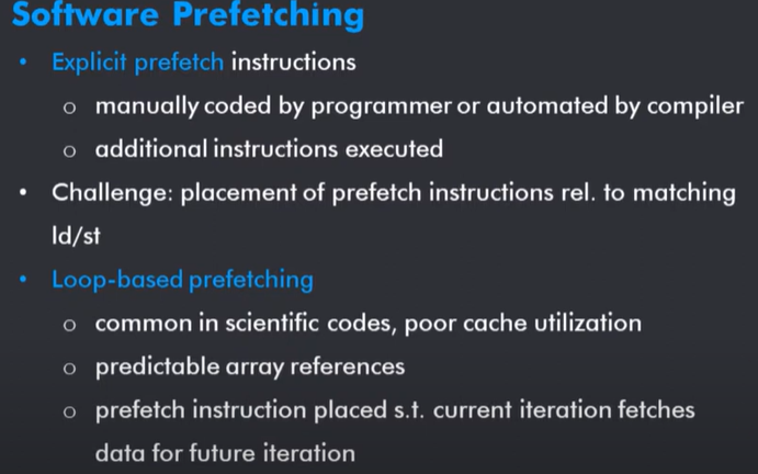 cache prefetching（software） - 知乎