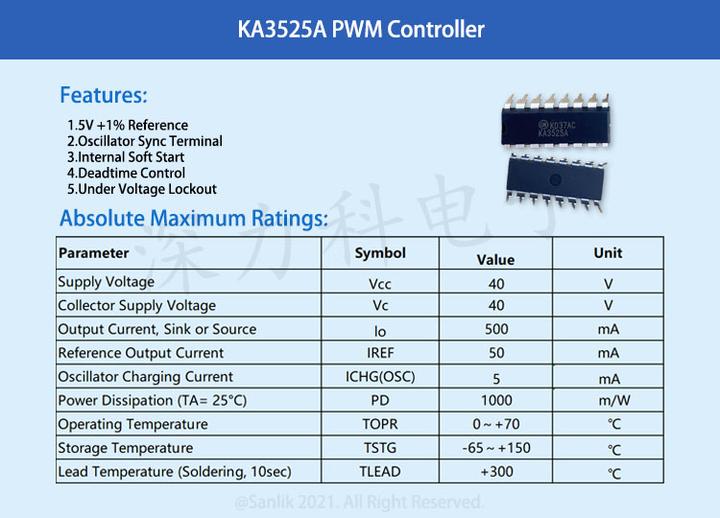 一款高达430kHz的PWM控制器KA3525A 可编程频率 - 知乎