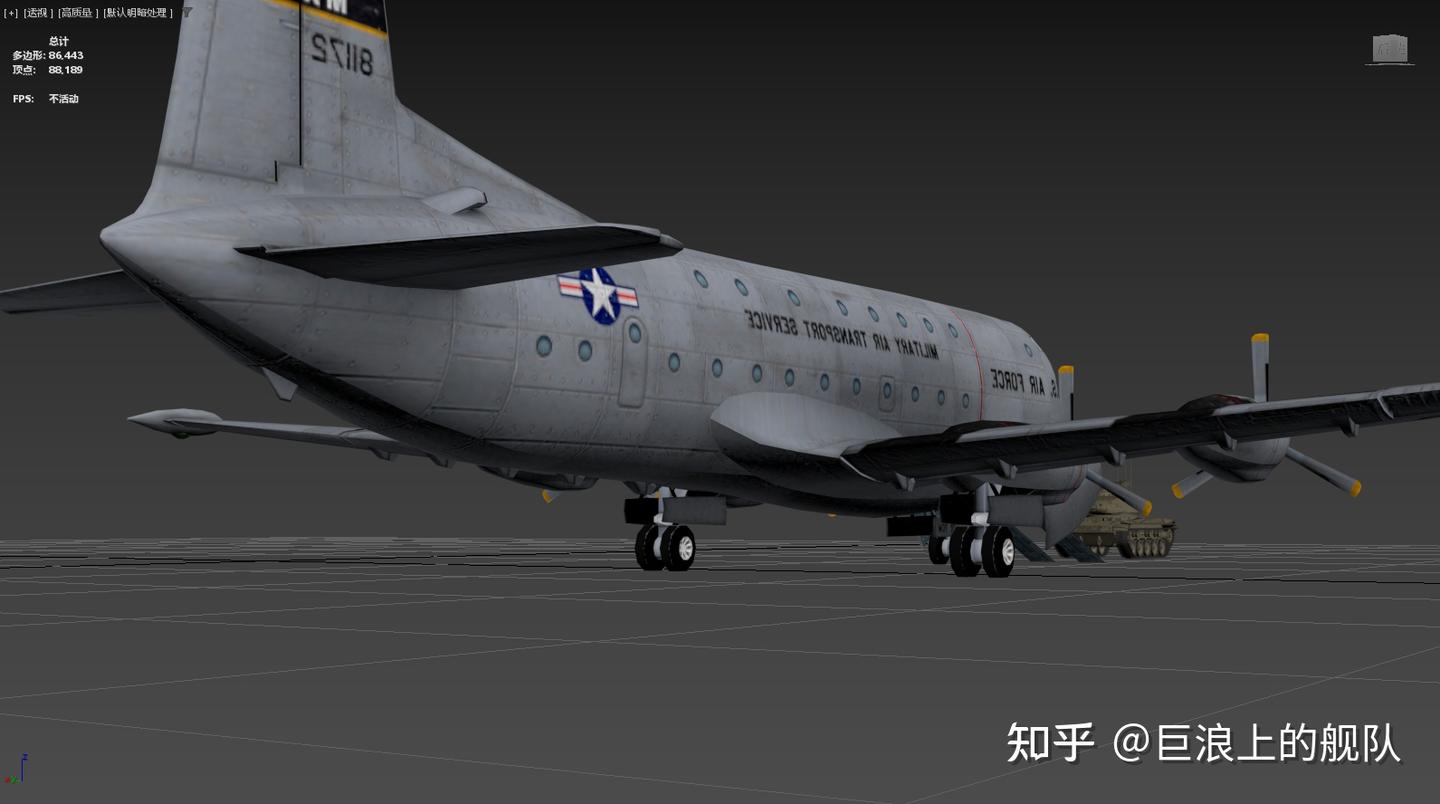 美国 道格拉斯C-124 global overlord II环球霸王 II 战略运输机 - 知乎