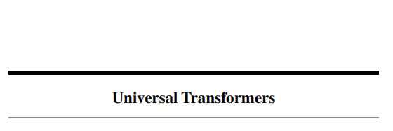 Universal Transformers原理解读 - 知乎