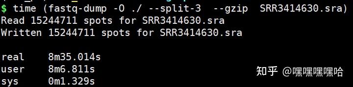 fastq-dump、fasterq-dump和parallel-fastq-dump处理SRA文件的速度比较 - 知乎