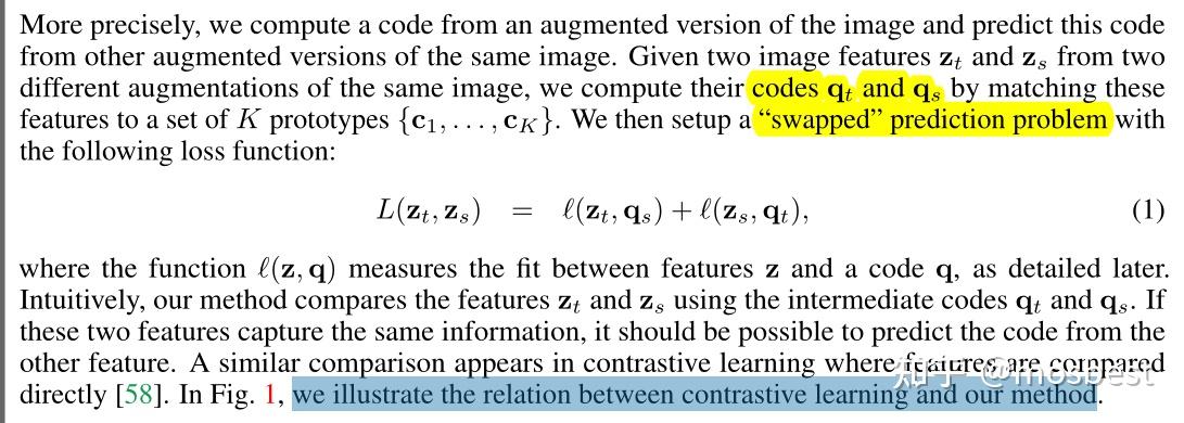 SwAV：Unsupervised Learning of Visual Features by Contrasting Cluster Assignments - 知乎