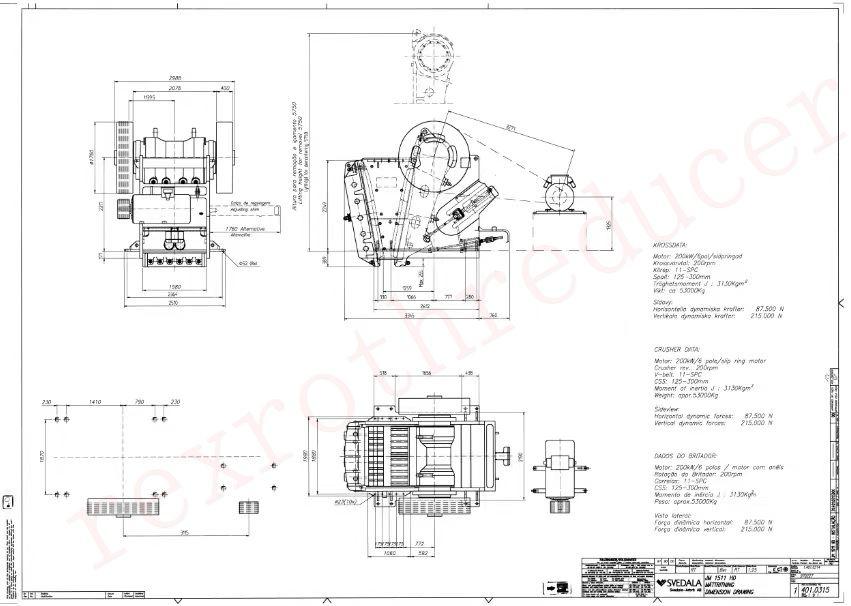 SANDVIK山特维克JM1208(CJ412)/JM1312 (CJ613)/JM1511 (CJ615)/JM1513(CJ815)颚式 ...