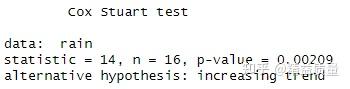 非参数统计 2.2 Cox-Stuart趋势存在性检验 - 知乎