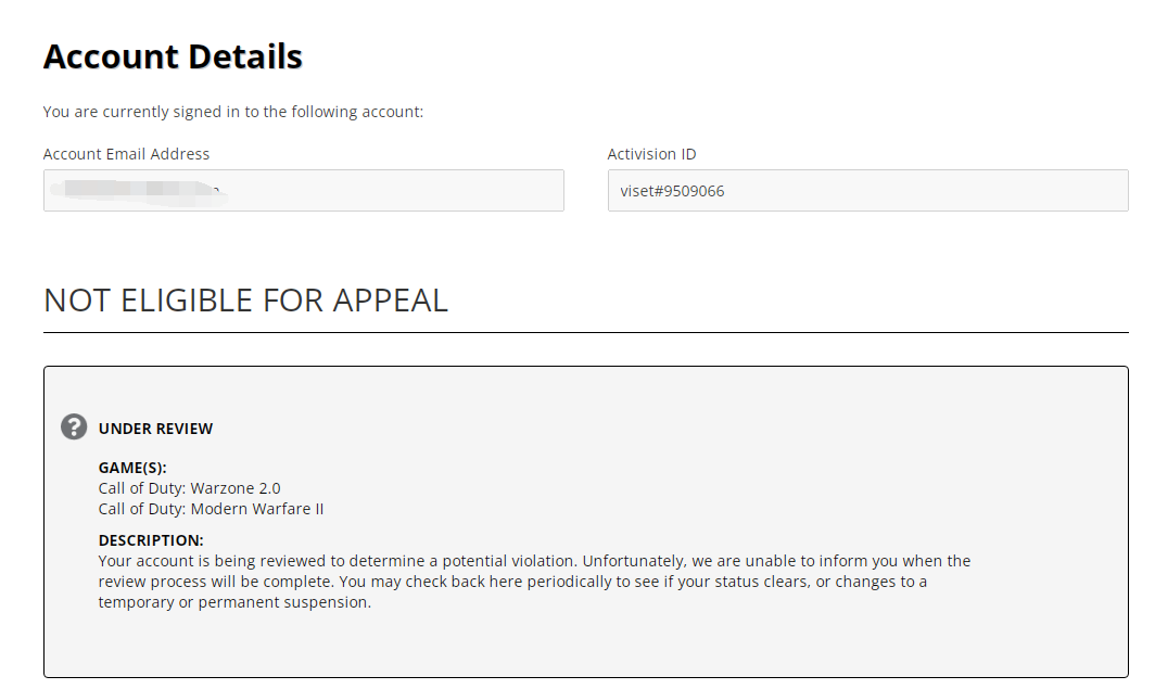 COD19被ban机器码 如何解封呢？ - 知乎