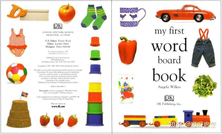 我的第一本单词书(低幼启蒙)DK My First Word Board Book - 知乎