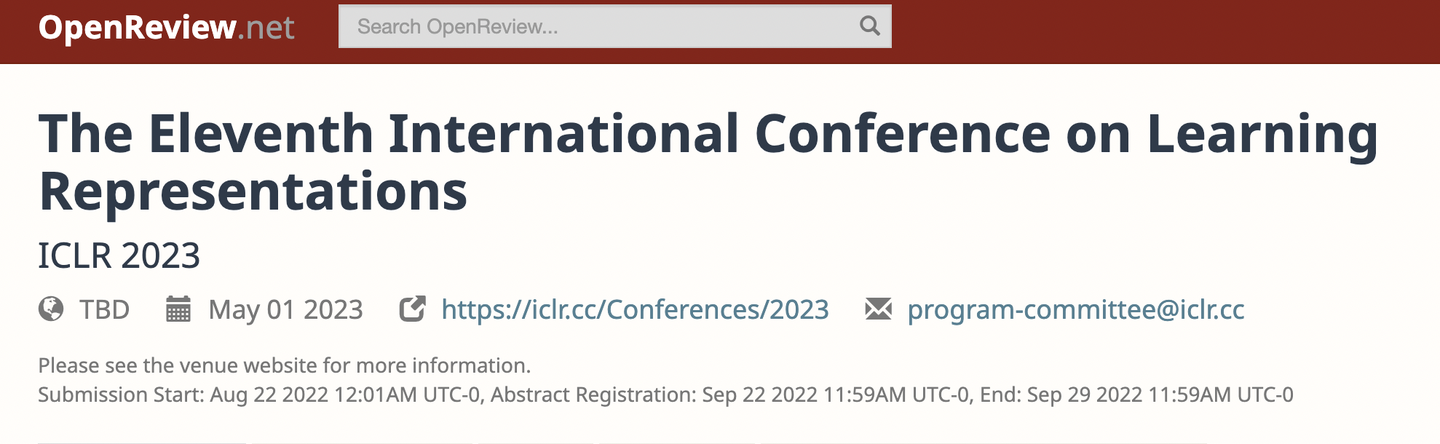 ICLR 2023论文列表公布，有机构一口气中20多篇 - 知乎