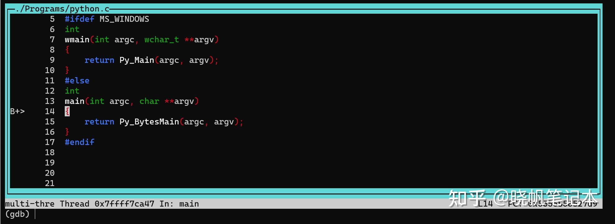 CPython源码学习：2、使用GDB调试Python - 知乎