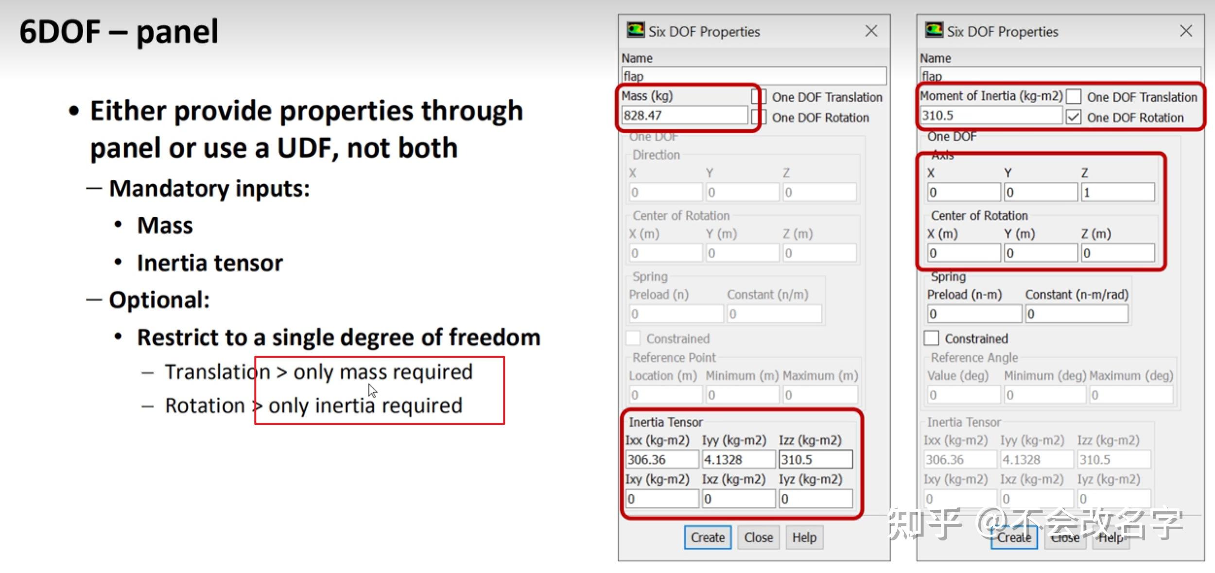 Fluent动网格（3）6DOF - 知乎