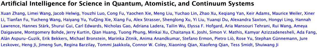 263页AI4Science在小分子、蛋白质、分子相互作用、材料、量子力学、DFT、PDE的子领域最全综述-附有代码和学习资料 - 知乎