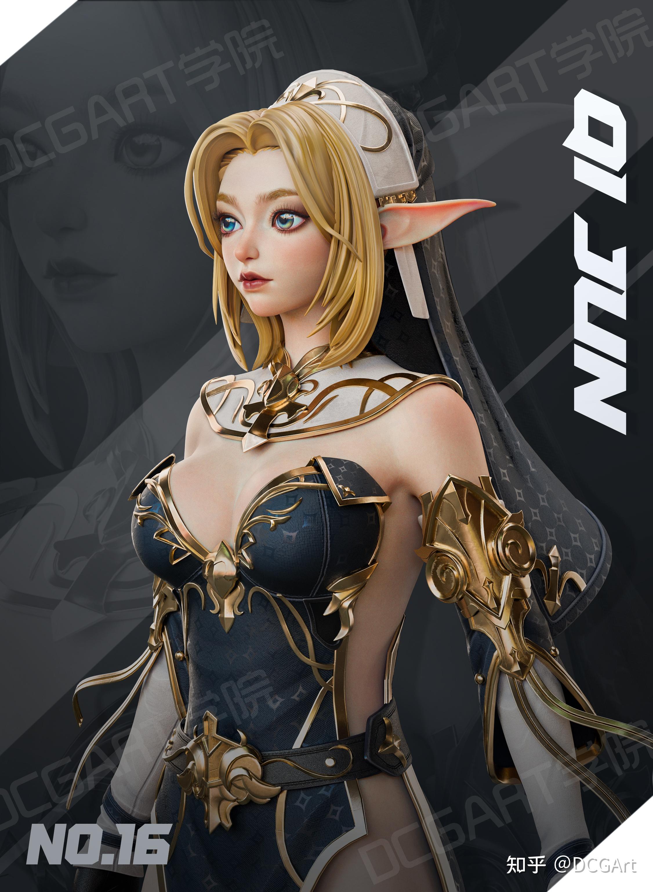 【DCGART往期学生作品回顾】网络班16期风格化半身模型渲染作品分享 - 知乎