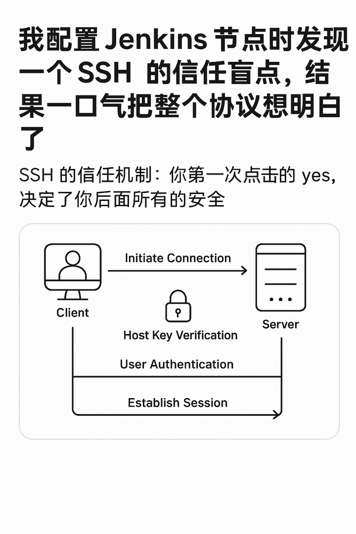 SSH 的信任机制：从 Jenkins 踩坑开始，我才明白第一次 yes 有多关键 - 知乎