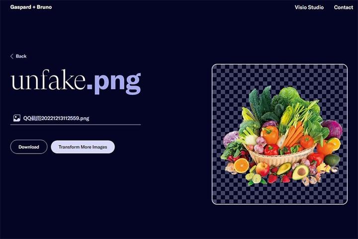 帮你去掉假透明背景的工具：unfake.png - 知乎