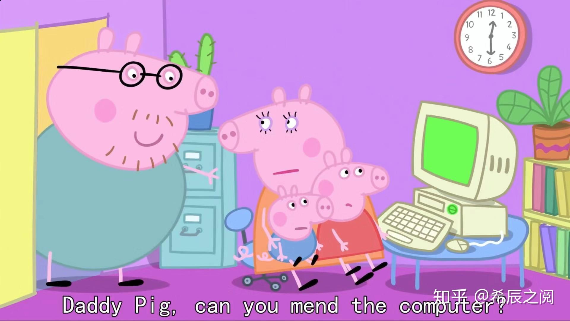 英文动画｜Peppa Pig S1E07 Mummy Pig at Work - 知乎