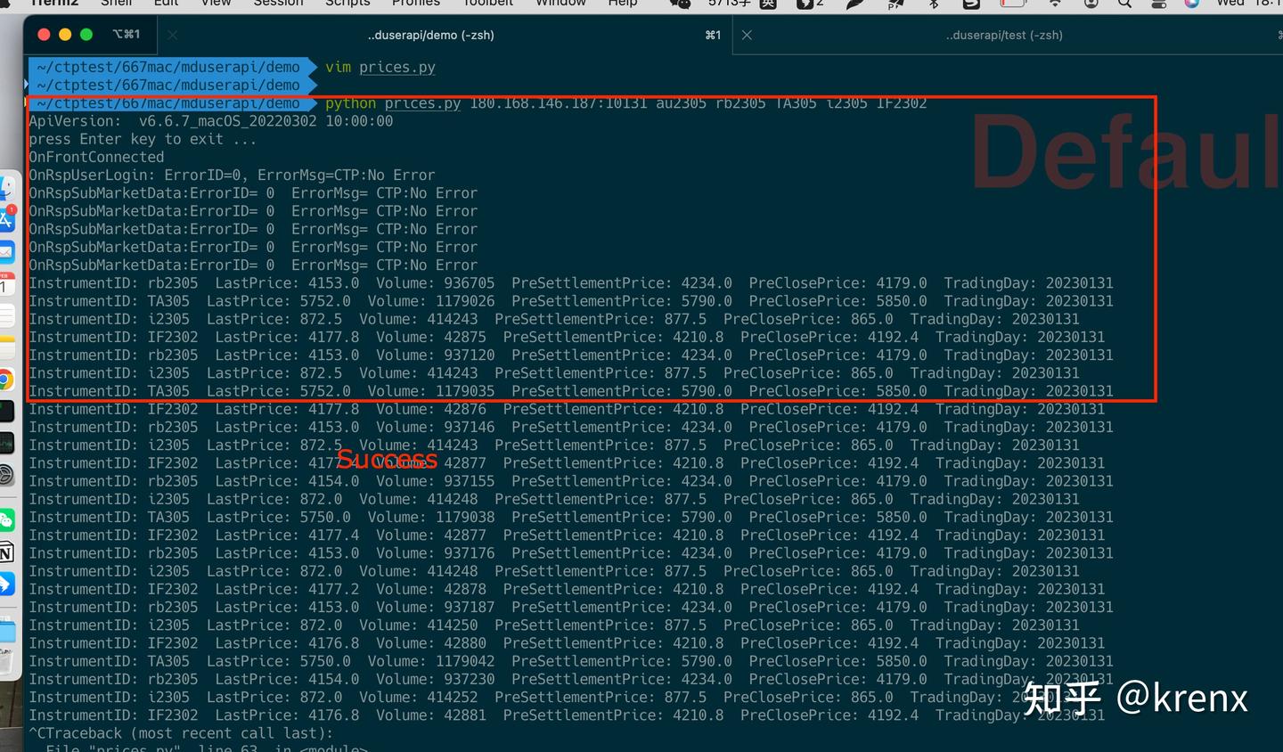 发布CTPAPI Mac版Python接口 - 知乎