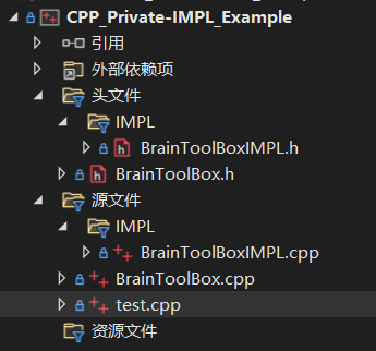 【Example】C++ 用于编译时封装的 Pimpl 演示 (编译防火墙 Private-IMPL) - 知乎