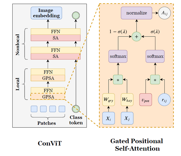新思路！ConViT：用“柔性”卷积归纳偏差改进视觉Transformer！ - 知乎