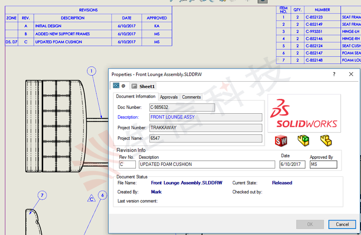 Solidworks工程图修订表关联pdm 知乎