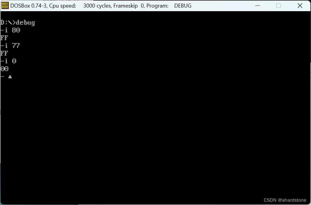 Dos的debug工具的简单使用(2023.9.7) - 知乎