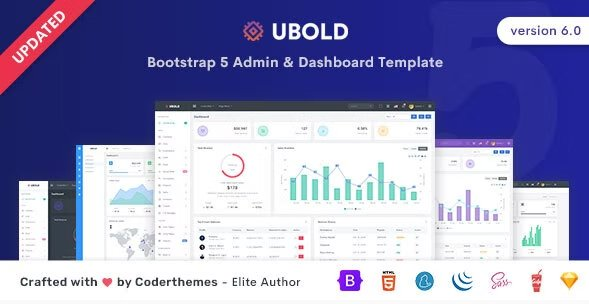 Ubold v6.0.0- 管理和仪表板HTML模板-免授权版 - 知乎