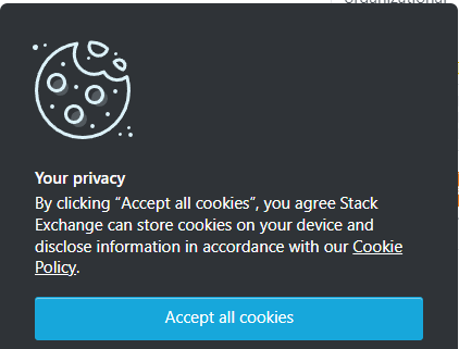 是否接受所有的cookies（accept all the cookies）弹窗? - 知乎