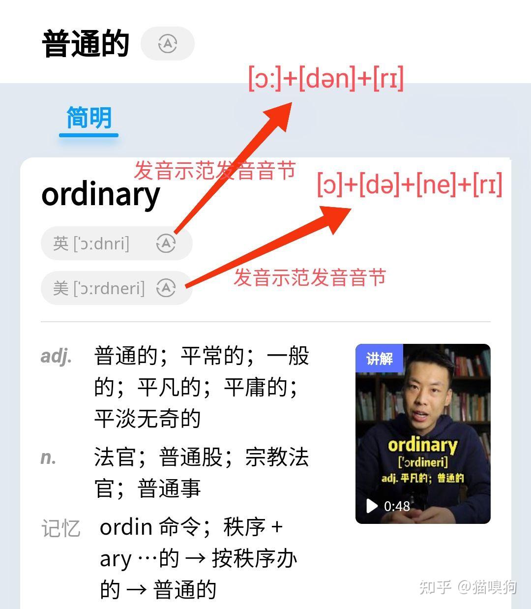 ordinary 为什么会发 /ˈɔːdnri/ 的音？这里，字母 i 和 a 没发音吗？ - 知乎