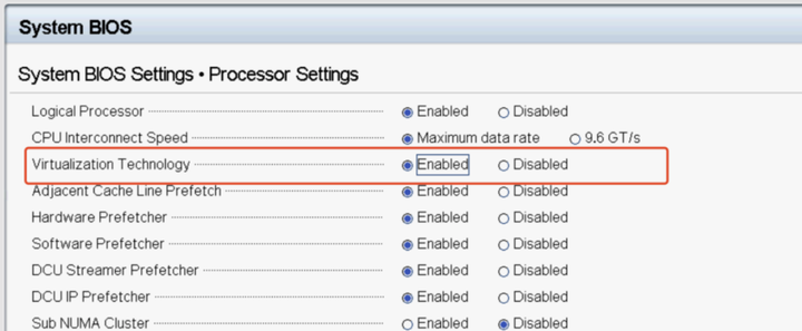 Dell服务器设置BIOS支持虚拟化 - 知乎