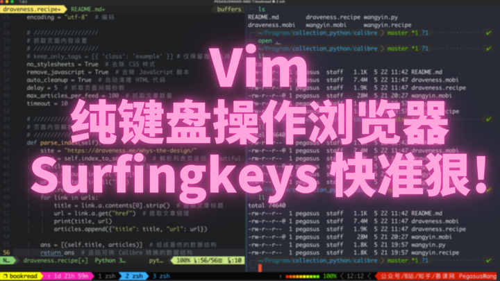 surfingkeys 用 vim 的方式快速操作浏览器 - 知乎