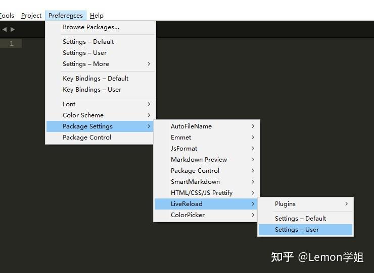 Sublime Text3 无法使用LiveReload插件的解决方法 - 知乎