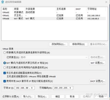 配置linux固定的IP地址，以及finalshell连接 VMware Workstation 总结 - 知乎