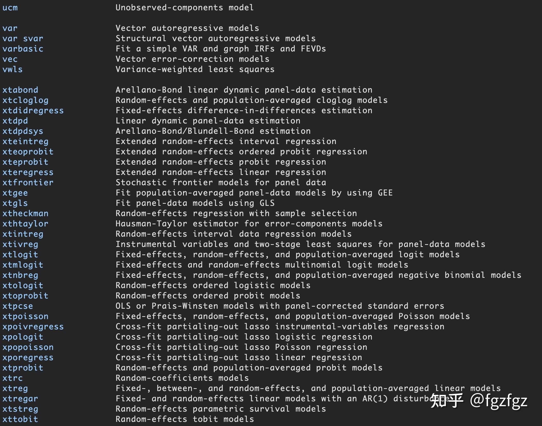 stata 中 mlogit 的回归结果应该怎么导出？ - 知乎