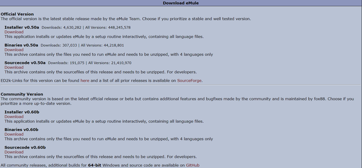 eMule 电骡官方社区版 v0.60d 发布 - 知乎