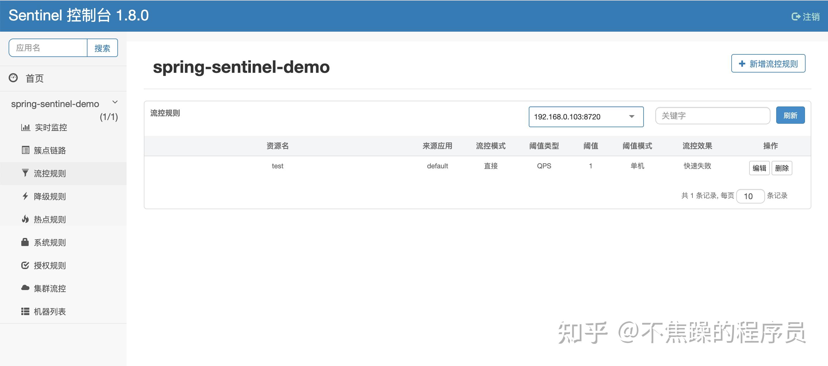 5小步快速集成使用sentinel限流 知乎 