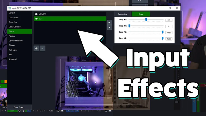 vmix26如何使用输入效果LUT与添加高斯模糊效果 - 知乎
