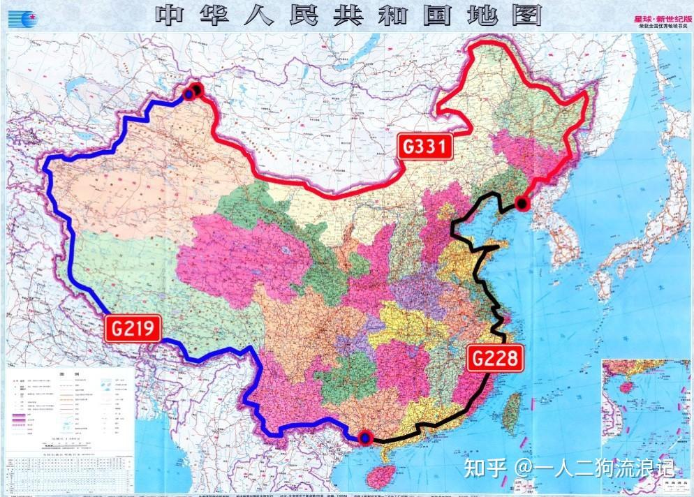 中国3条边境线国道：G219、G331、G228 - 知乎