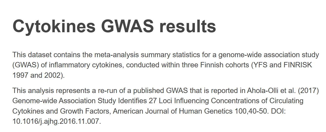 孟德尔随机化数据——41个炎症因子的GWAS Meta汇总数据 - 知乎