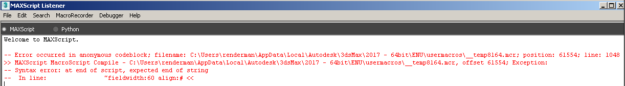 安装3dmax后出现MAXScript错误？ - 知乎