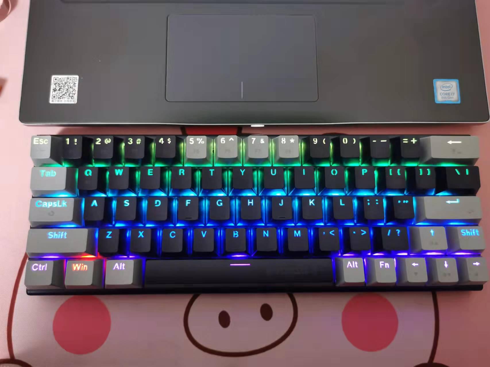 实物评测|E元素Z-11 RGB机械键盘评测：63键三模连接机械键盘