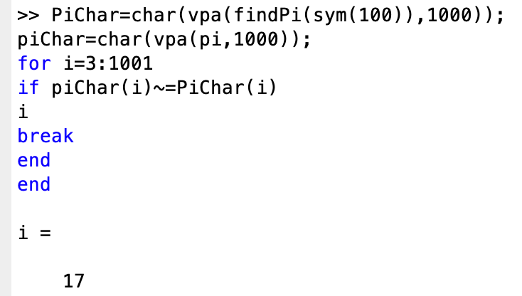 MATLAB编程计算圆周率 - 知乎