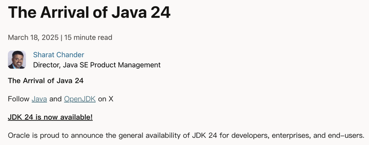 Java 24 正式发布，超神了。。。 - 知乎