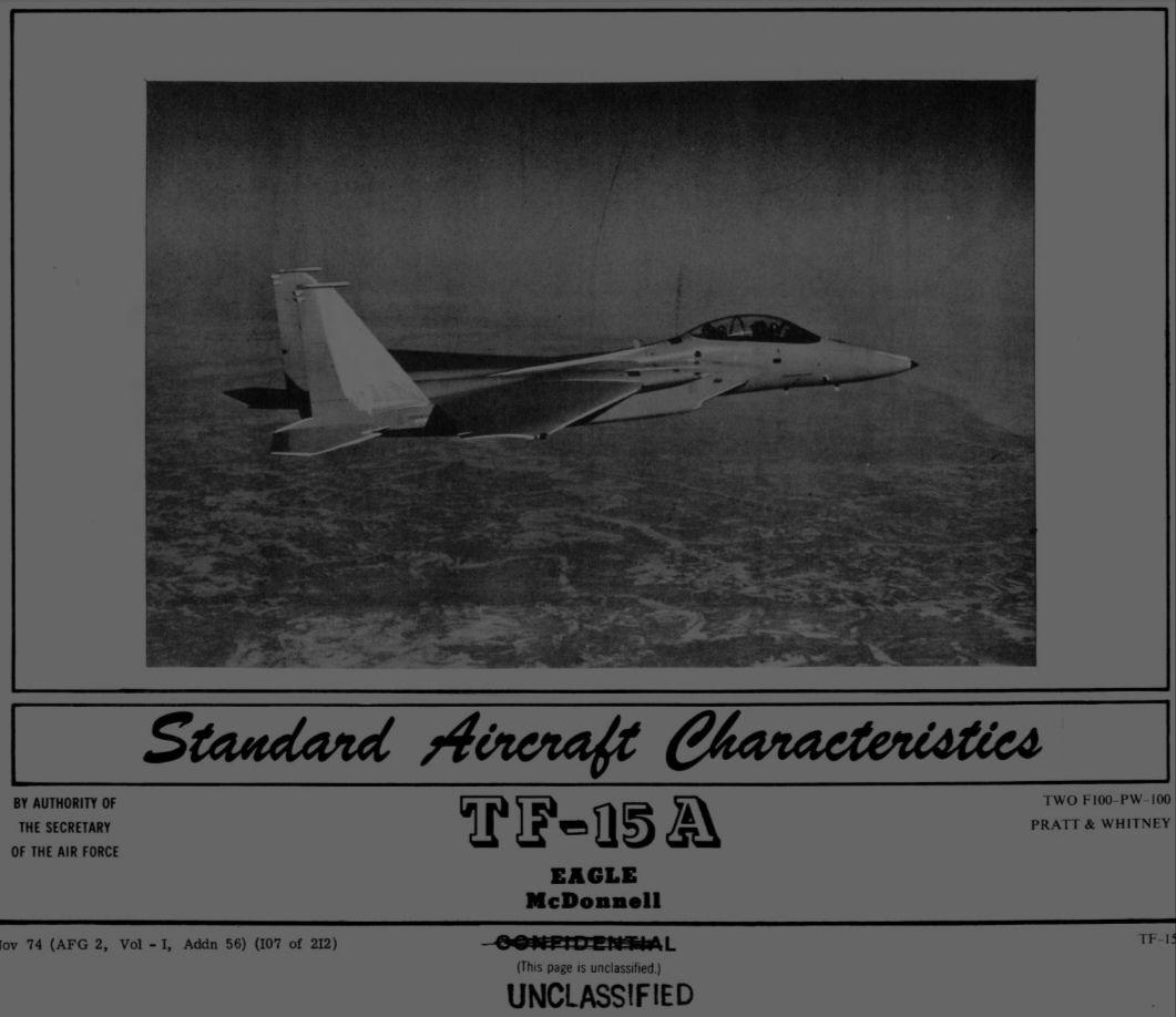 关于F15的最大速度，从TF-15A略显夸张的制造商估计数据说起 - 知乎