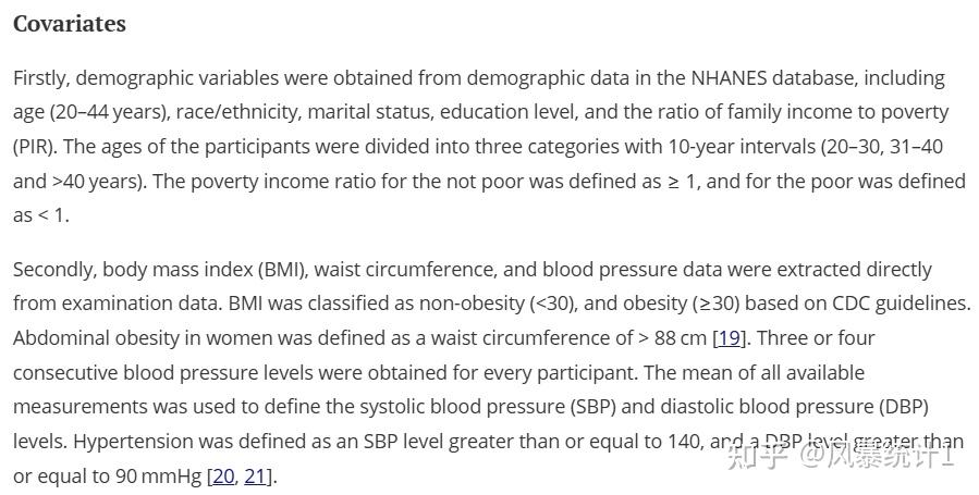 30秒快速搞定！NHANES常见协变量的检索与整合！详细教程~ - 知乎
