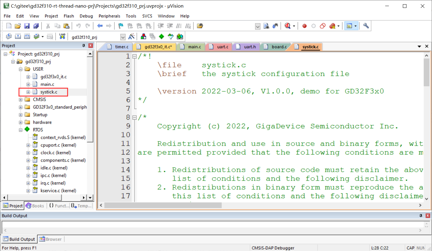 【GD32F310开发板试用】rt-thread nano移植并创建线程 - 知乎