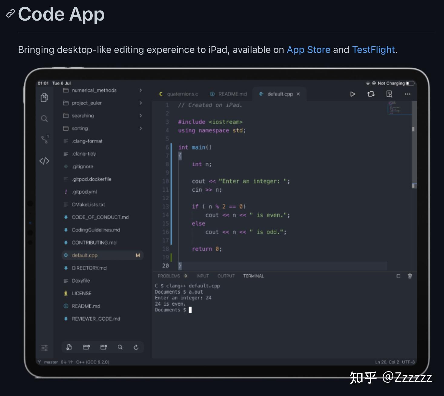 有用过iOS的code APP的吗？ - 知乎