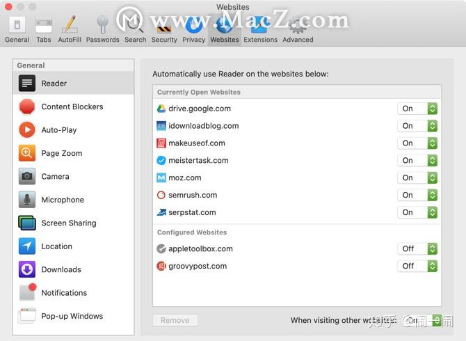 您应该调整10个Safari设置，以便在Mac上有更好地浏览 - 知乎