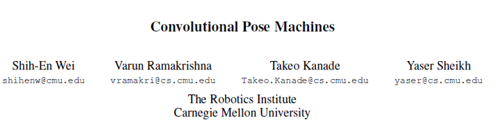 2D关键点检测之CPM：Convolutional Pose Machines - 知乎