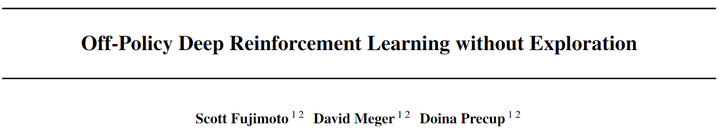 [7] [offline] BCQ - 知乎